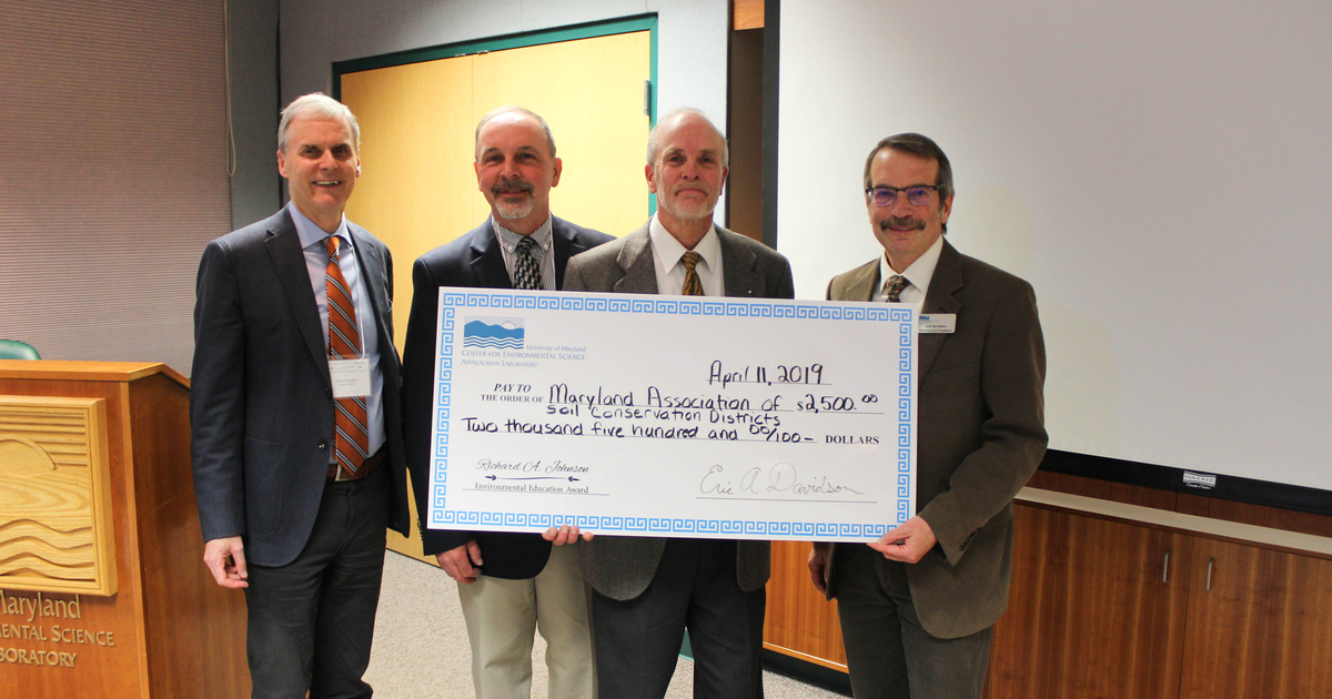 Appalachian Laboratory awards 2019 Richard A. Johnson Award to Craig ...