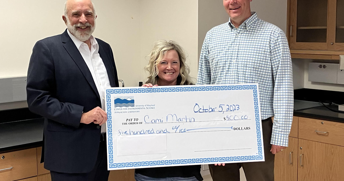 Cami Martin recognized with UMCES Staff Excellence Award | University ...