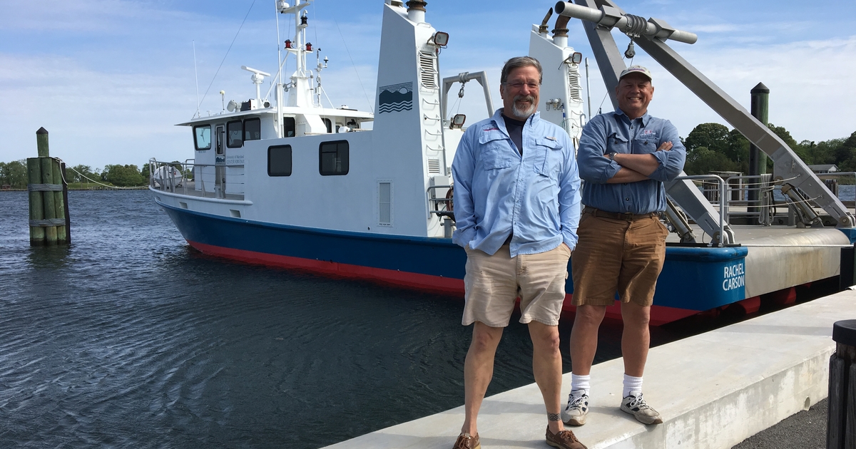 Aboard R/V Rachel Carson with her crew of two | University of Maryland ...